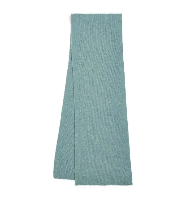 LE BONNET Lambswool Classic Scarf - Green