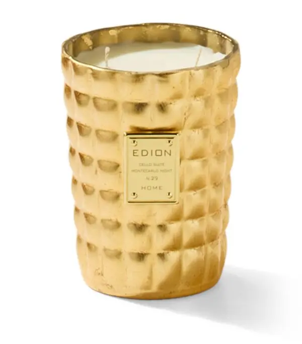 EDION Montecarlo Night Candle - Gold