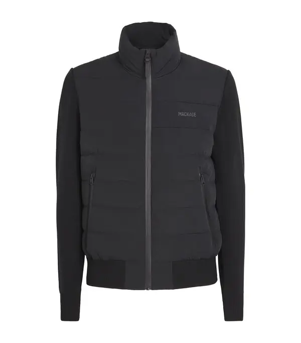 Mackage Haney-city Hybrid Down Jacket - Black