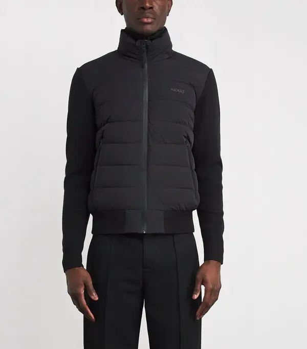 Mackage Haney-city Hybrid Down Jacket - Black
