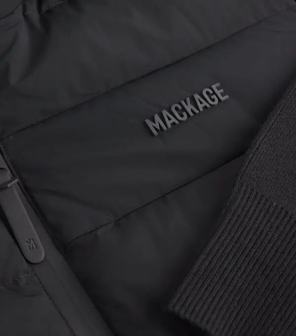 Mackage Haney-city Hybrid Down Jacket - Black