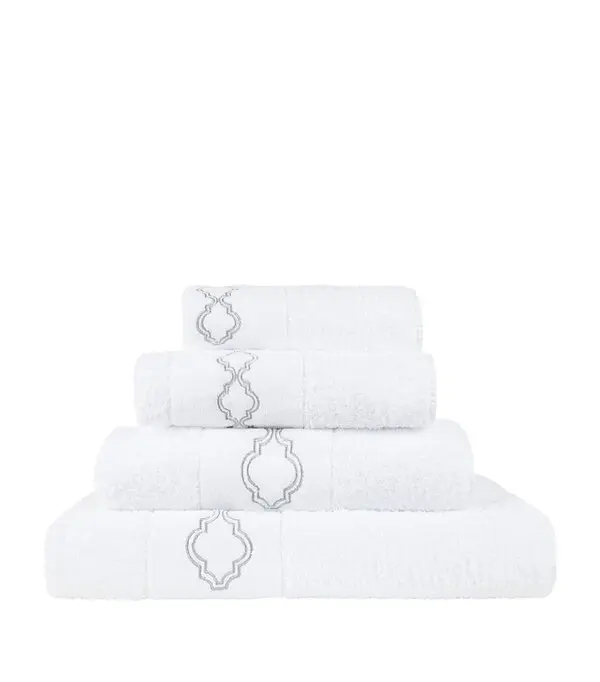 ABYSS & HABIDECOR Chanti Hand Towel - Silver