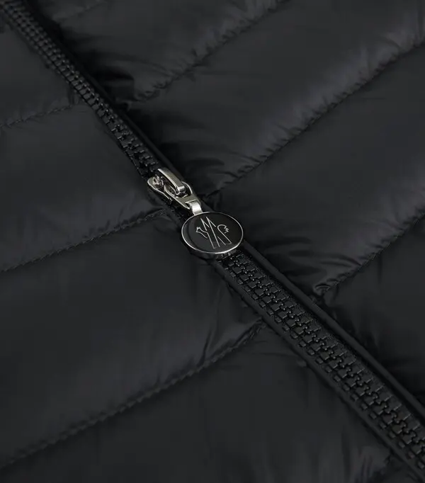 Moncler Down Wool-trim Panelled Cardigan
