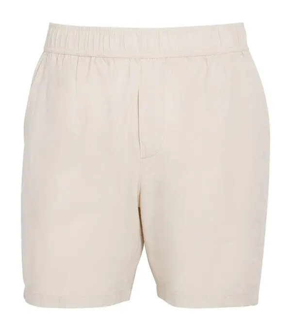 Paige Stretch-cotton Teague Shorts - Ivory