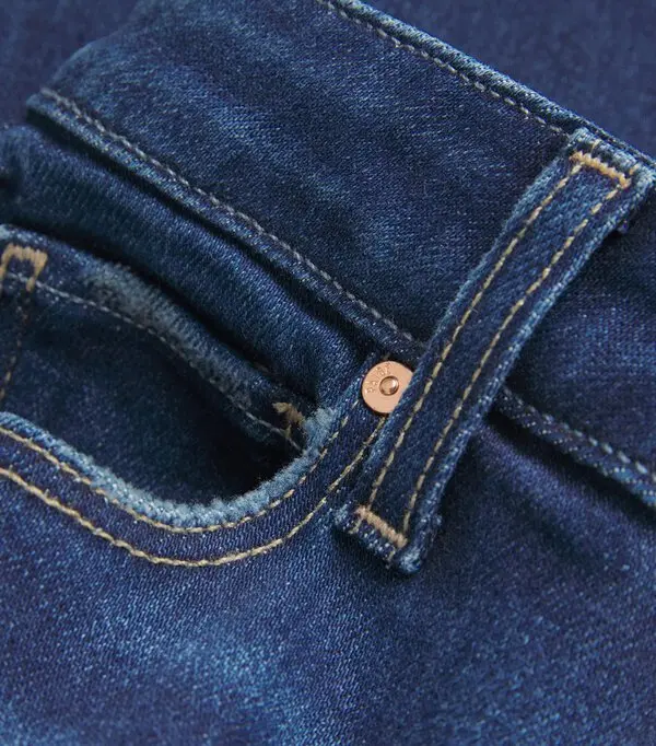Paige Mason Ankle Straight Jeans - Blue