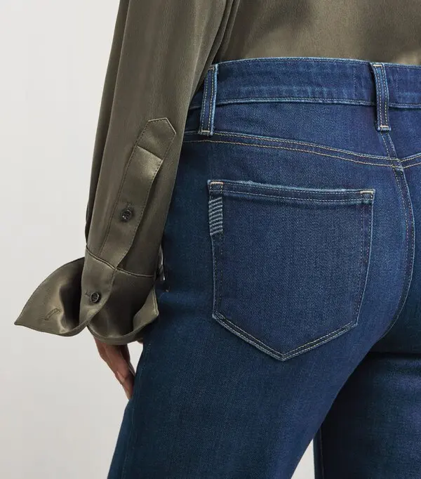 Paige Mason Ankle Straight Jeans - Blue