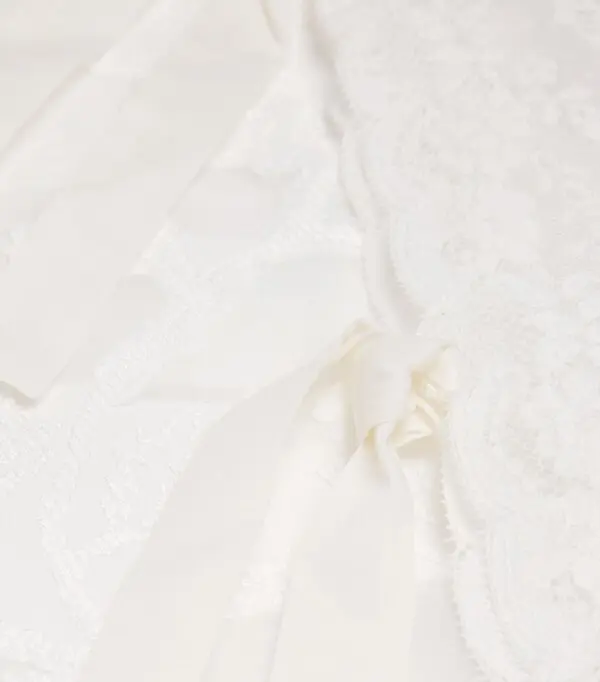 Loretta Caponi Lace-trimmed Trousers