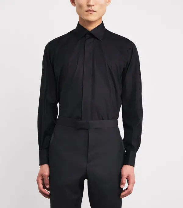 Brioni Cotton Shirt - Black