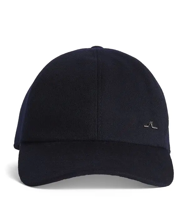 Paul & Shark Cashmere Baseball Cap - Navy