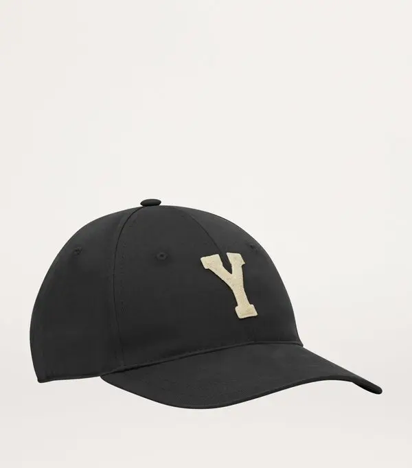 Saint Laurent Varsity Baseball Cap - Black