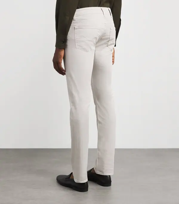 JACOB COHЁN Nick Slim Stretch-cotton Chinos - White
