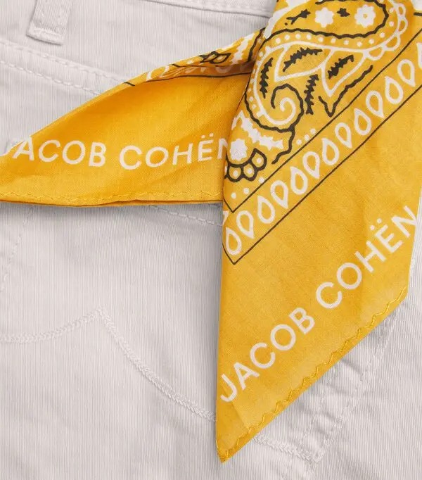 JACOB COHЁN Nick Slim Stretch-cotton Chinos - White
