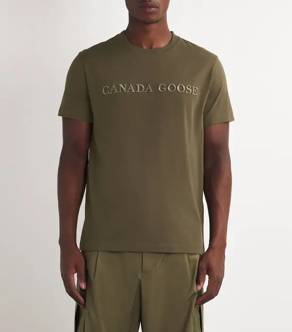 Canada Goose Cotton Embroidered Emerson T-shirt