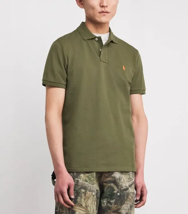 Polo Ralph Lauren Cotton Mesh Polo Pony Polo Shirt - Green