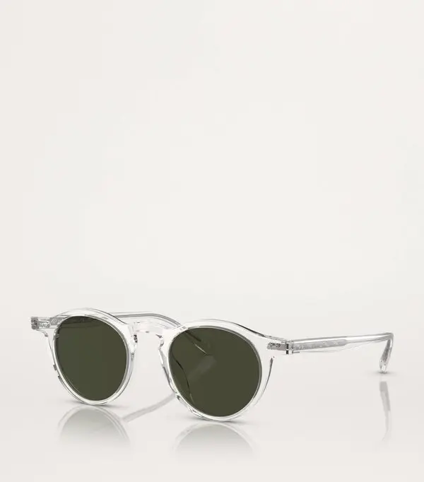 Oliver Spencer Acetate Round Frame Sunglasses - Grey
