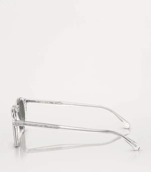 Oliver Spencer Acetate Round Frame Sunglasses - Grey