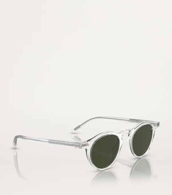 Oliver Spencer Acetate Round Frame Sunglasses - Grey