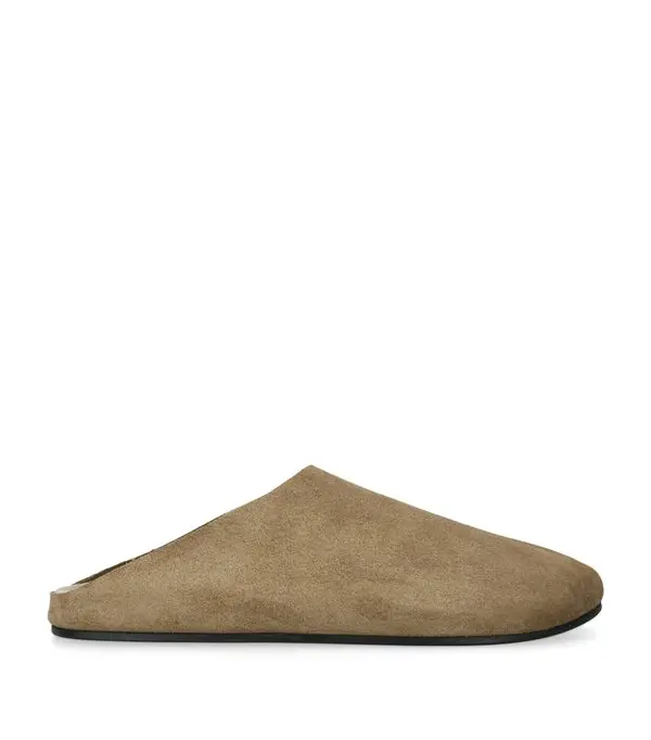 THE ROW Hudson Suede Slides