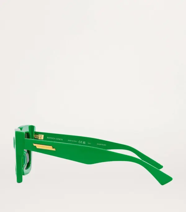 Bottega Veneta Acetate Sunglasses - Green