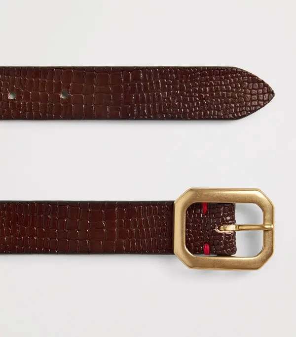 Eleventy Leather Belt