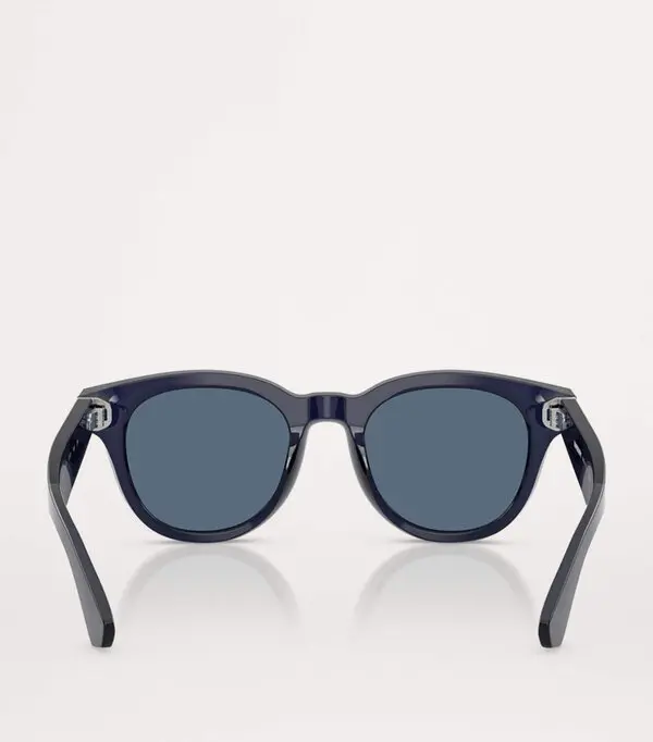 Burberry Acetate Round Sunglasses