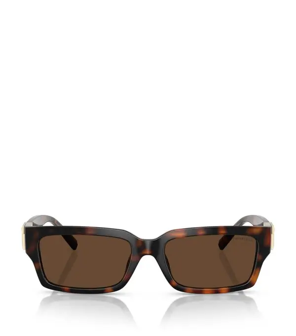 Tiffany & Co. Tortoiseshell Square Frame Sunglasses - Brown