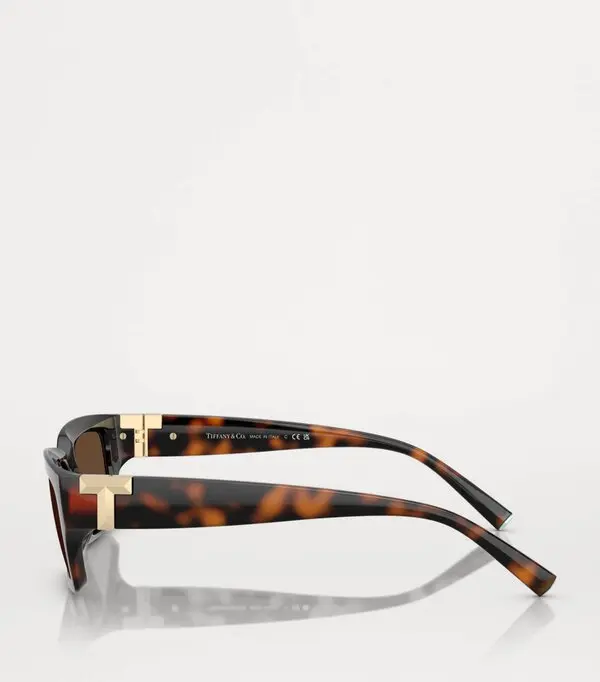 Tiffany & Co. Tortoiseshell Square Frame Sunglasses