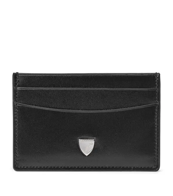 ASPINAL OF LONDON Slim Card Holder - Black
