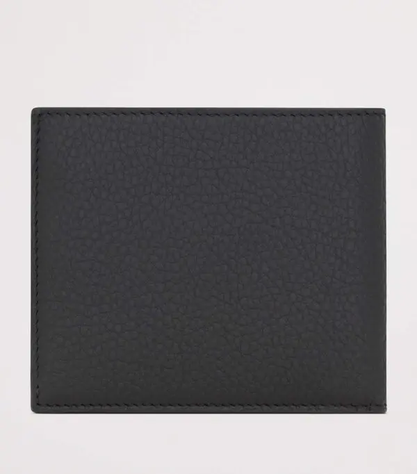 Saint Laurent Leather Cassandre Bifold Wallet