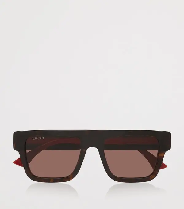Gucci Acetate Rectangle Sunglasses