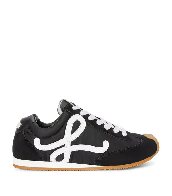 Loewe Leather Ballet Runner 2.0 Sneakers - Black
