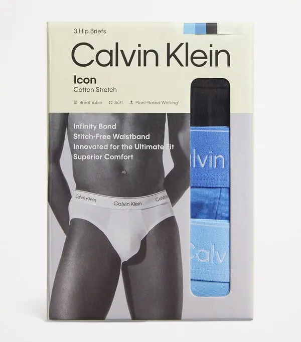 Calvin Klein Cotton Stretch Icon Hip Briefs
