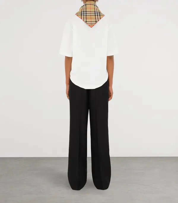 Burberry Silk Check Scarf - Beige