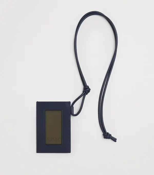 Bottega Veneta Leather Intrecciato Badge Holder