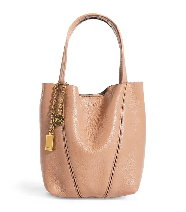 Chloé Small Leather Spin Tote Bag