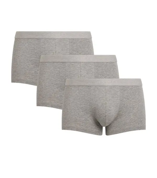 Sunspel Stretch-cotton Trunks - Grey