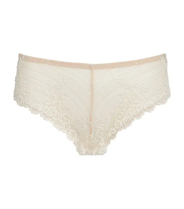Wacoal Embrace Lace Tanga Briefs - Nude