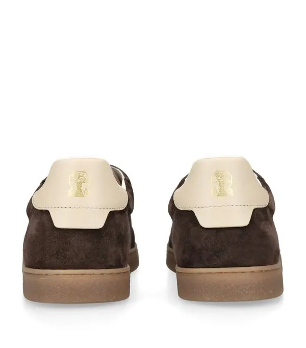 Brunello Cucinelli Suede Low-top Sneakers - Brown