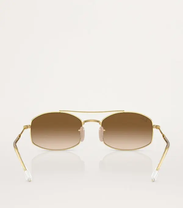 Ray-ban Metal Rb3719 Sunglasses - Gold