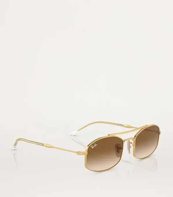 Ray-ban Metal Rb3719 Sunglasses - Gold