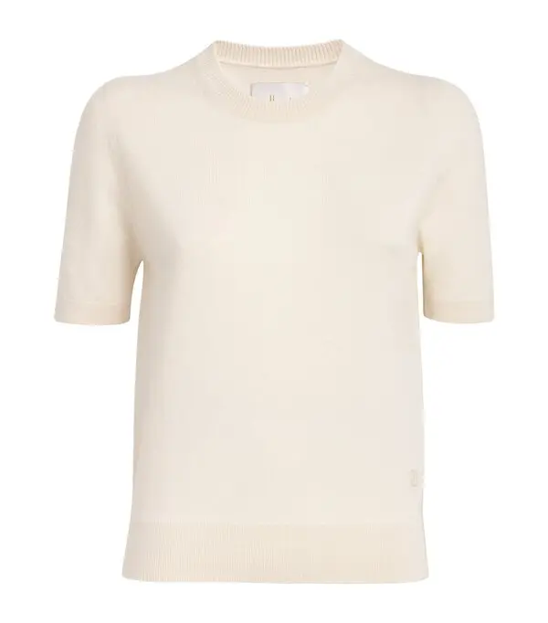 Harrods Cashmere T-shirt Sweater - Ivory