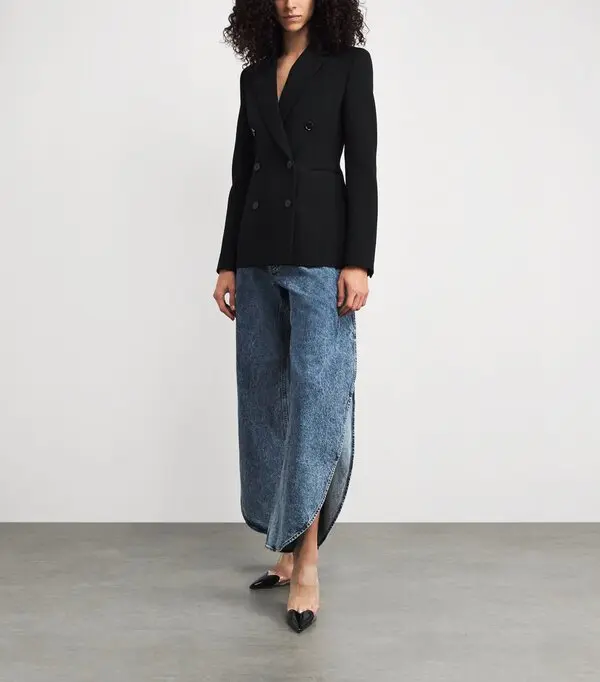 Alaïa Patent Coeur Mules 90 - Black