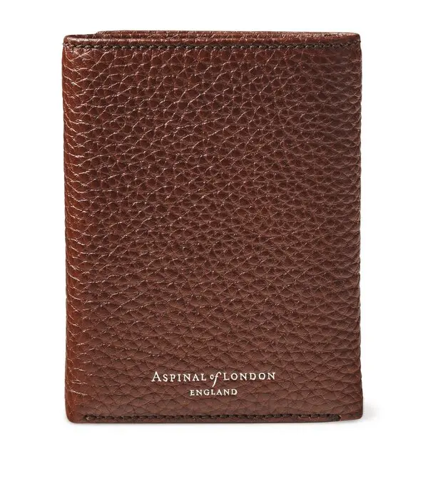 ASPINAL OF LONDON Leather Trifold Wallet - Brown