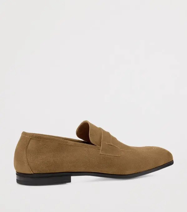 TOM FORD Suede Loafers - Brown