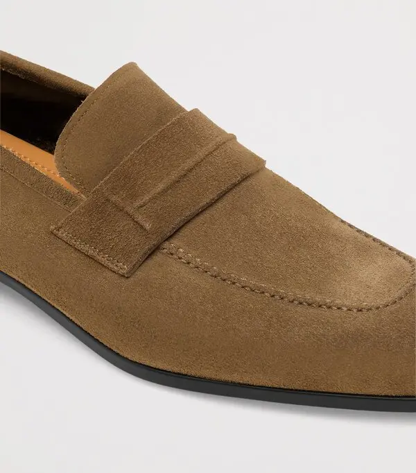 TOM FORD Suede Loafers - Brown