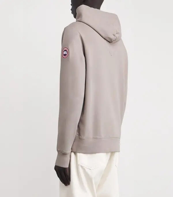 Canada Goose Cotton Huron Hoodie - Silver