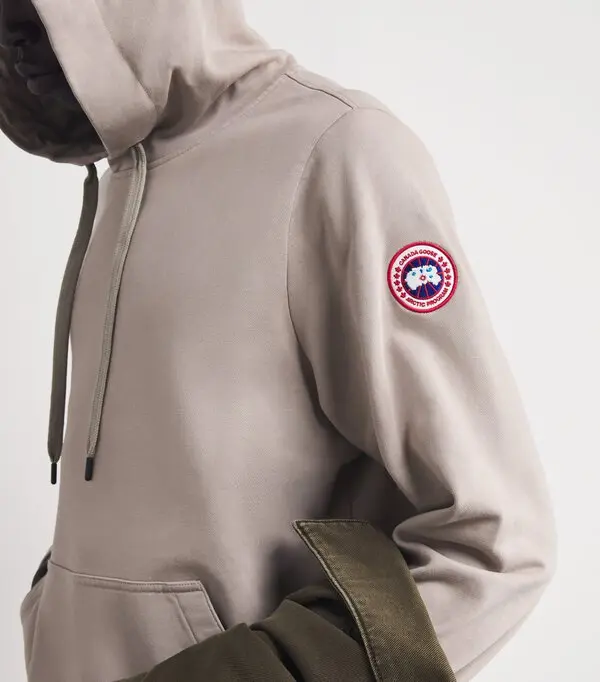 Canada Goose Cotton Huron Hoodie - Silver