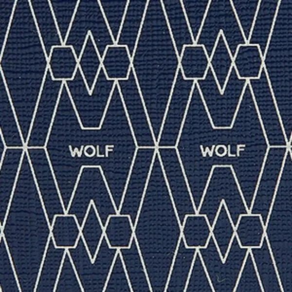 Wolf Vegan Signature Passport Sleeve - Blue