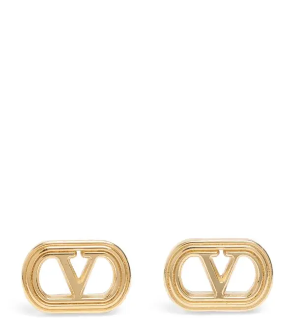 Valentino Garavani Vlogo Signature Earrings - Gold