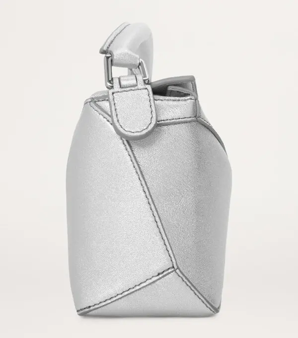 Loewe Mini Leather Puzzle Edge Top-handle Bag